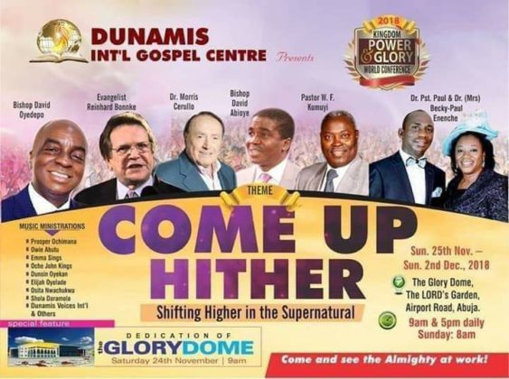 Live Stream: Dunamis 2018 Kingdom Power & Glory World Conference/Glory ...