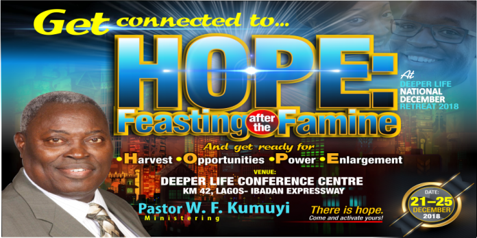 Deeper Life December Retreat 2018 - Believers Portal