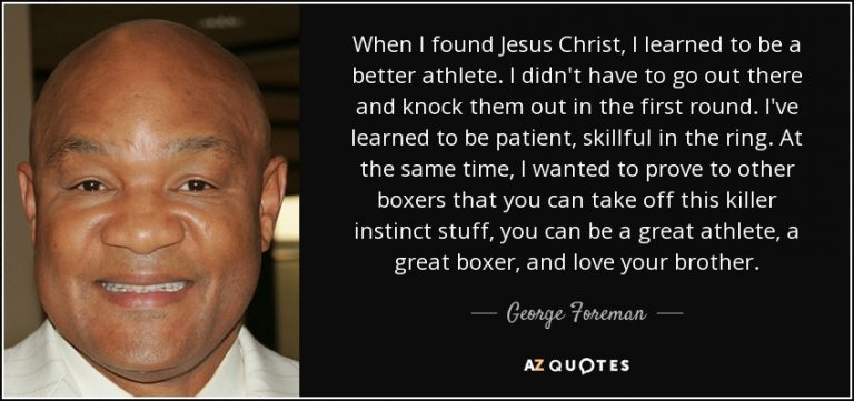 George Foreman: Word Heavyweight Champion Turned Preacher Of Jesus ...