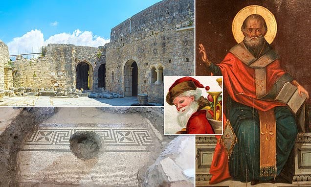 Early Christian Apostle Saint Nicolas Grave Found Under A Church In ...